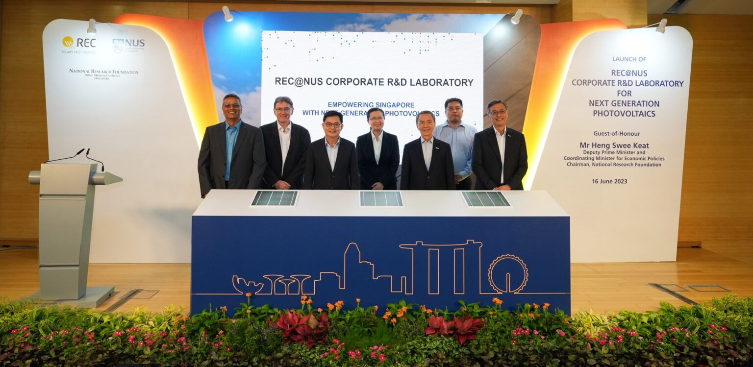 REC@NUS Corporate R&D Laboratory for Next Generation Photovoltaics ...